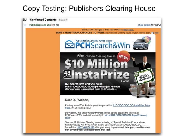 The Anatomy of an Email & Improving Conversions | PDF