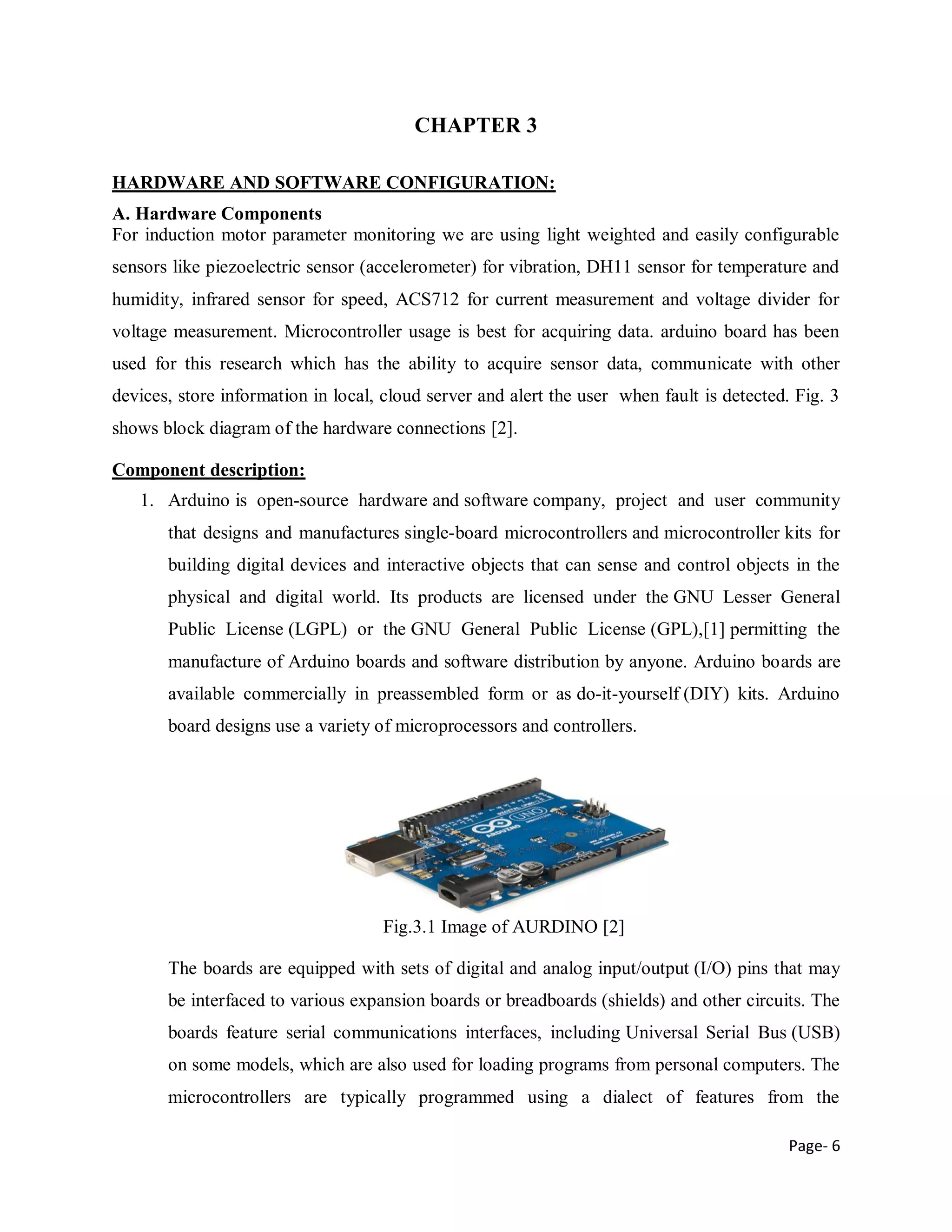 Major Project Synopsis Report on IoT based DC Motor Through a Web-site ...