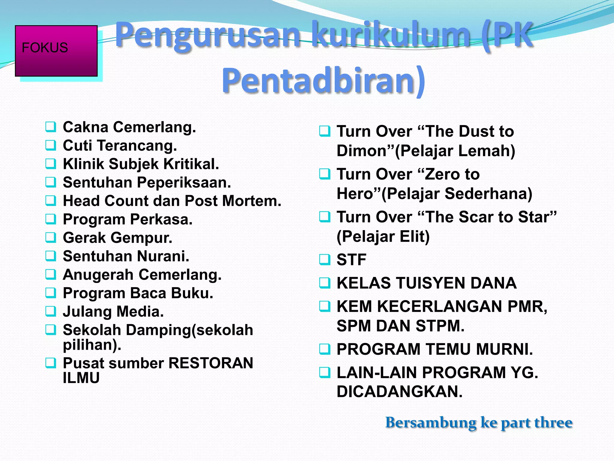 Ucapan Aluan Pengerusi Part 2 | PPTX