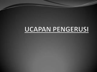 Ucapan Pengerusi - JKS 2 2010 | PPTX
