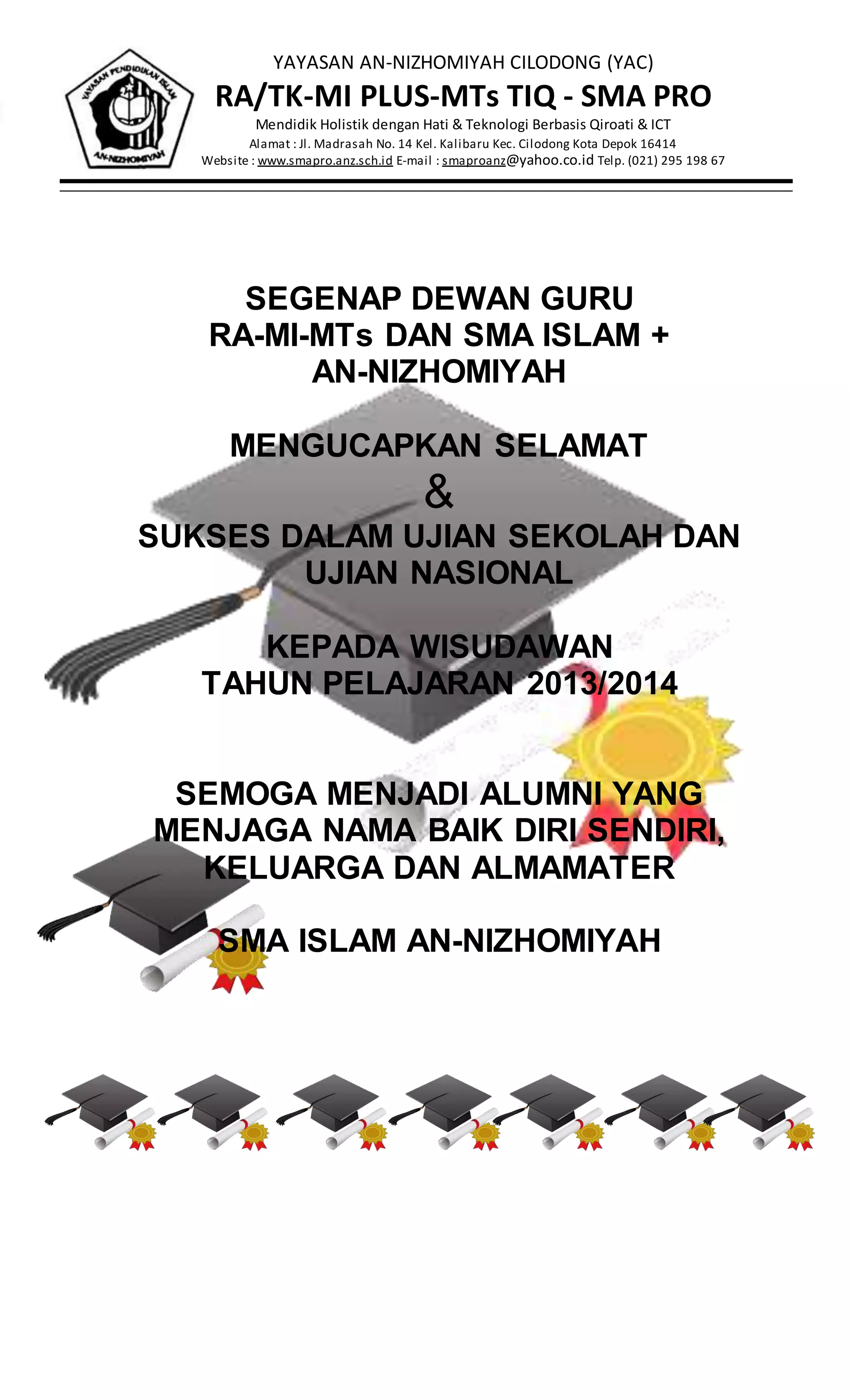 Ucapan wisuda | PDF