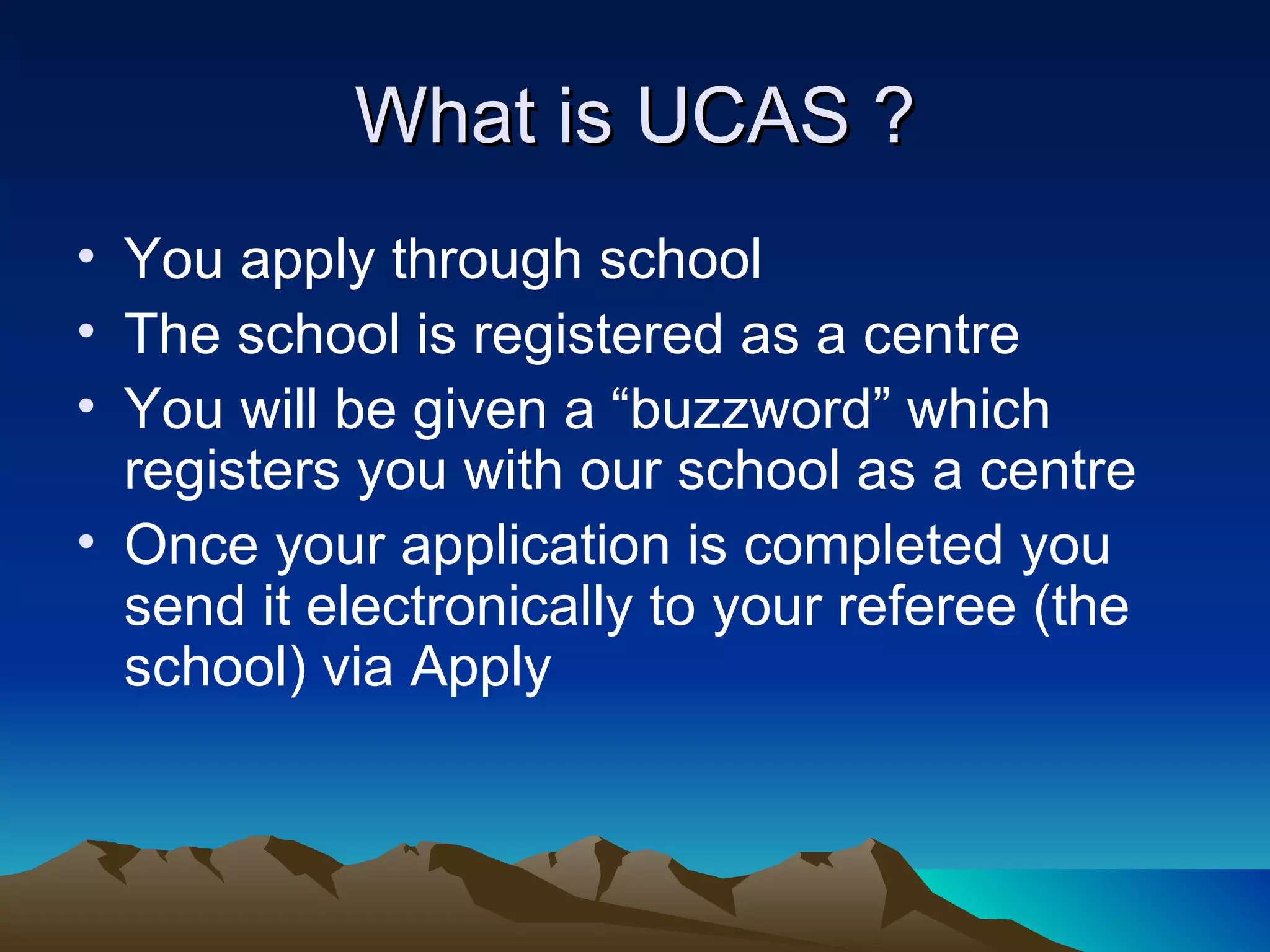 Ucas.introduction | PPT