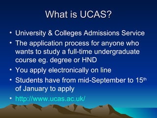 Ucas.introduction | PPT