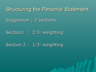 Ucas.personal.statment | PPT