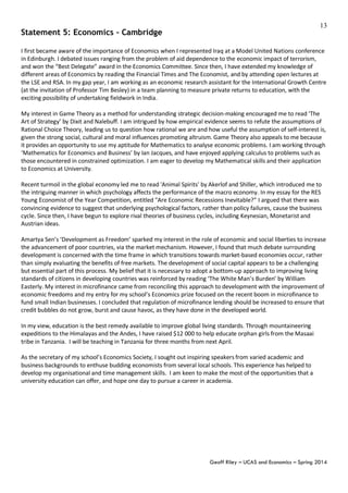 Geoff Riley UCAS Economics Guide June 2014 | PDF | Undergraduate ...