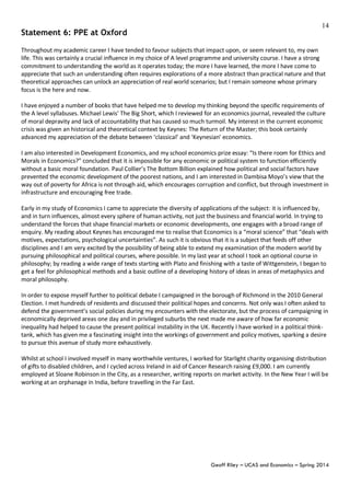 Geoff Riley UCAS Economics Guide June 2014 | PDF