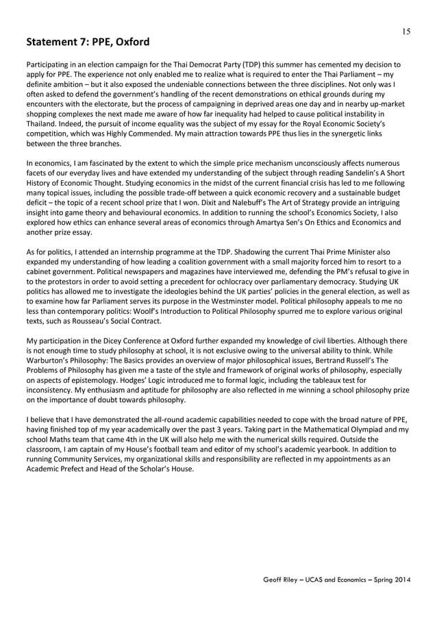 Geoff Riley UCAS Economics Guide June 2014 | PDF | Undergraduate ...