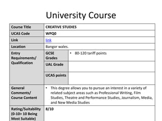 Ucas powerpoint | PPTX