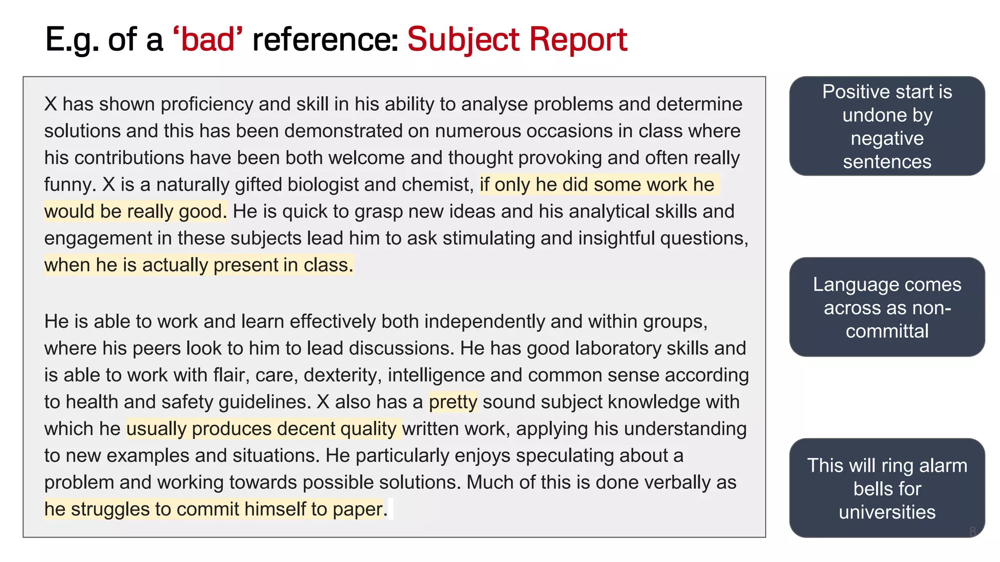 A Beginner's Guide to Writing a UCAS Reference | PPTX