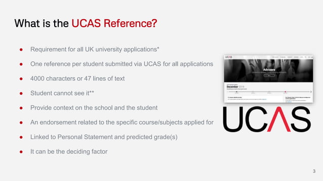 A Beginner's Guide to Writing a UCAS Reference | PPTX