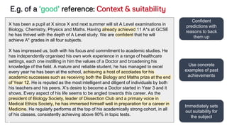 Ucas reference examples - hillhon