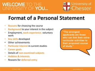 UCAS timeline Personal Statement ppt | PPTX | Resume Writing and Advice ...