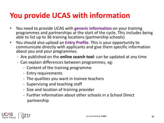 UCAS Teacher Training Part 1 | PPTX