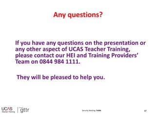 UCAS Teacher Training Part 2 | PPTX | Professional School ...