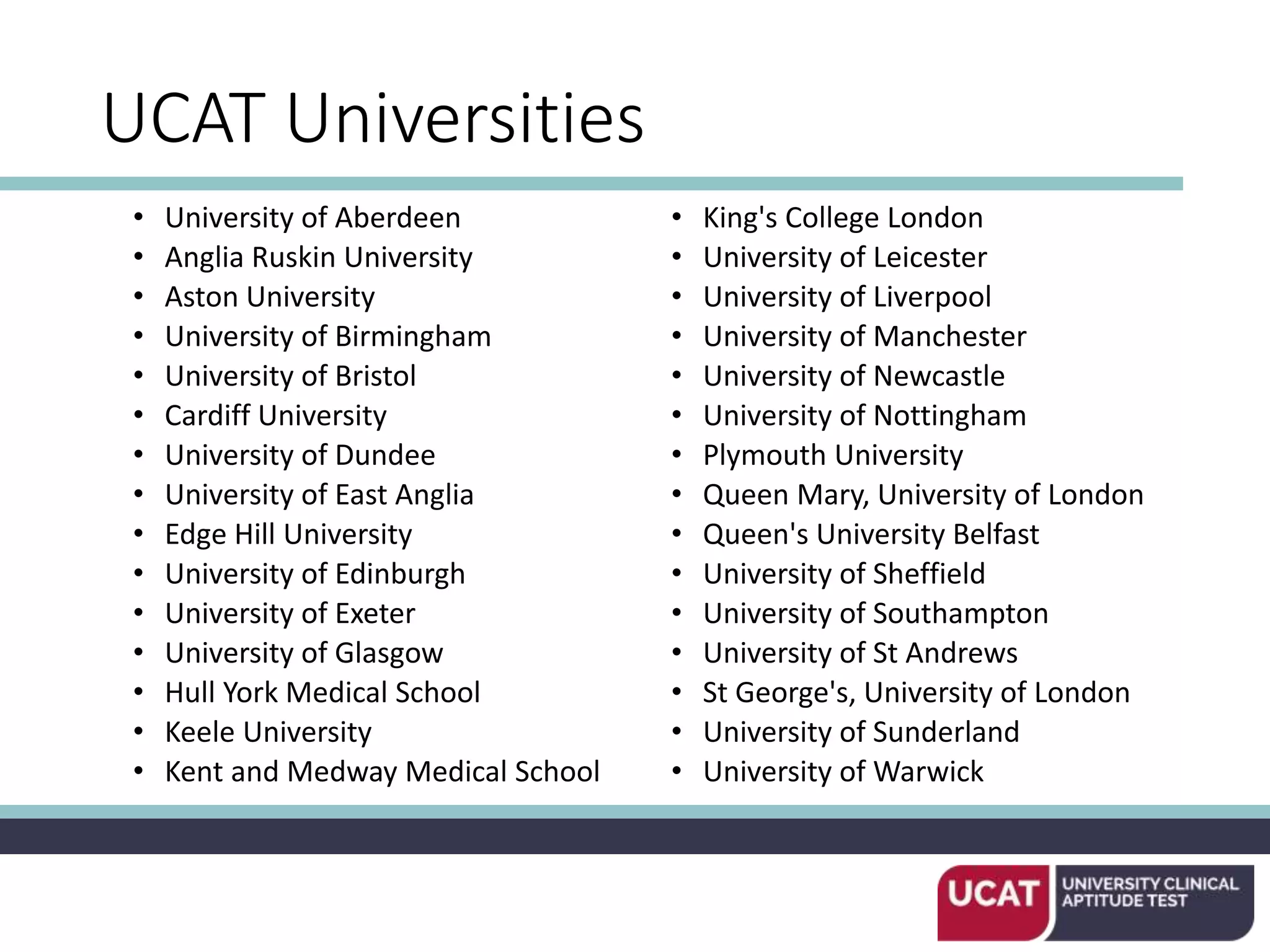 UCAT introduction - Parts and formats | PPTX