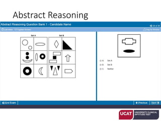 UCAT introduction - Parts and formats | PPTX