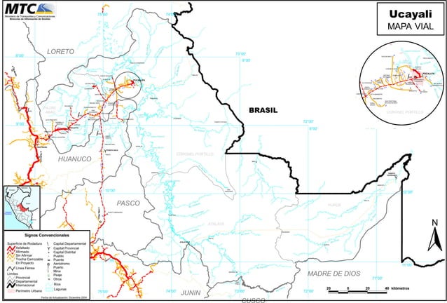 Ucayali mapa vial | PPT