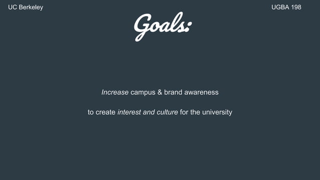 UC Berkeley - Social Media Strategies (Digital Marketing Today: F17) | PPT