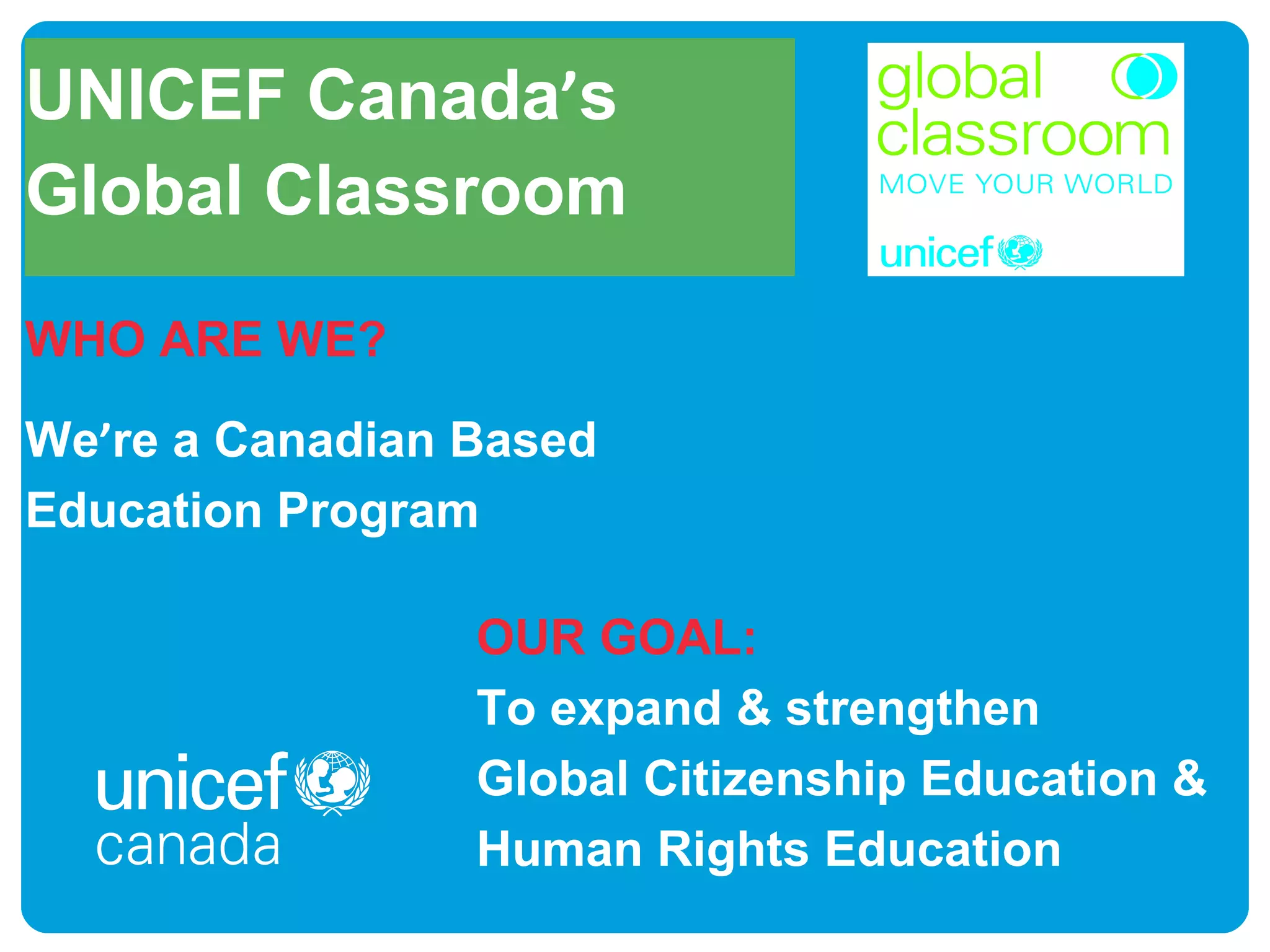 UNICEF Education Manager presentation | PPT | Education