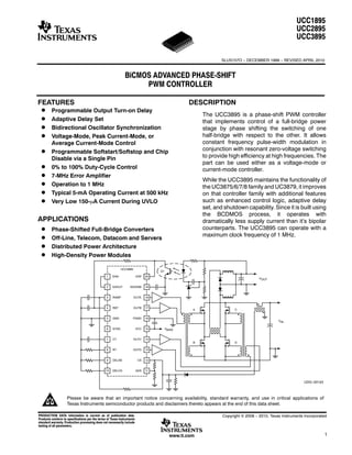Ucc 3895 dw | PDF | Technology & Computing