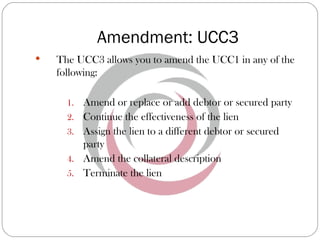 UCC Basics 101-United Corporate Services, Inc. | PPT