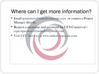 UCC Basics 101-United Corporate Services, Inc. | PPT