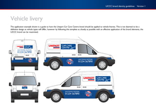 Unipart Car Care Centre brand guidelines | PDF