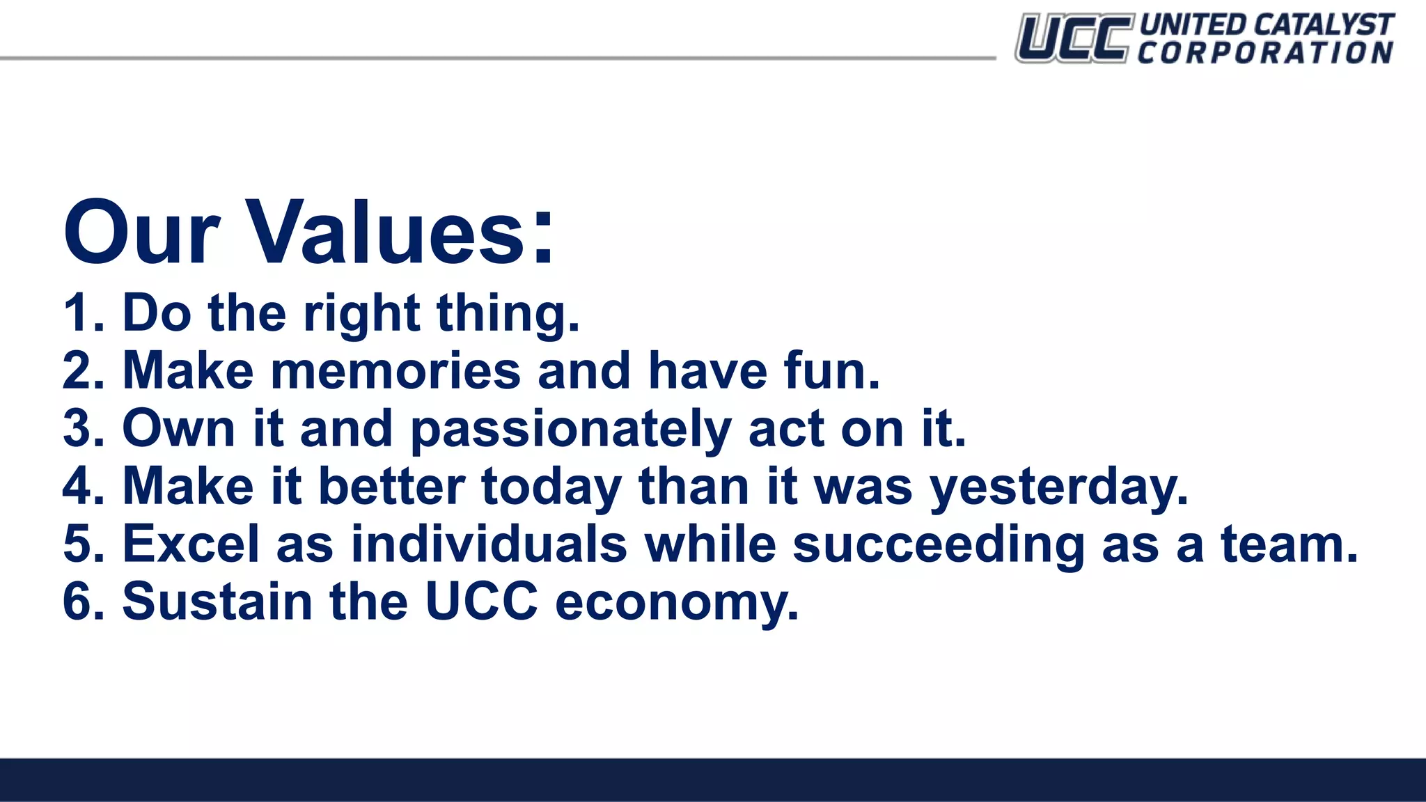 UCC Company Intro | PPTX