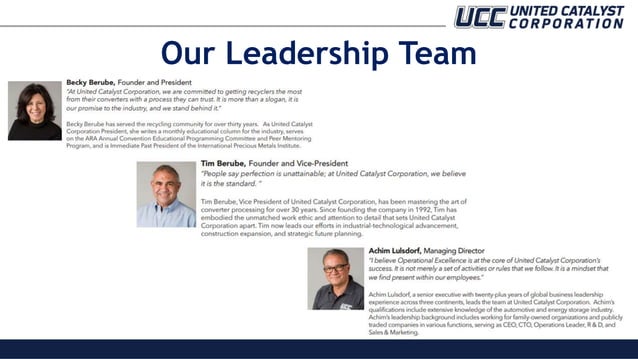 UCC Company Intro | PPTX