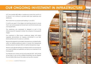 UCC Australia - Company Profile | PDF