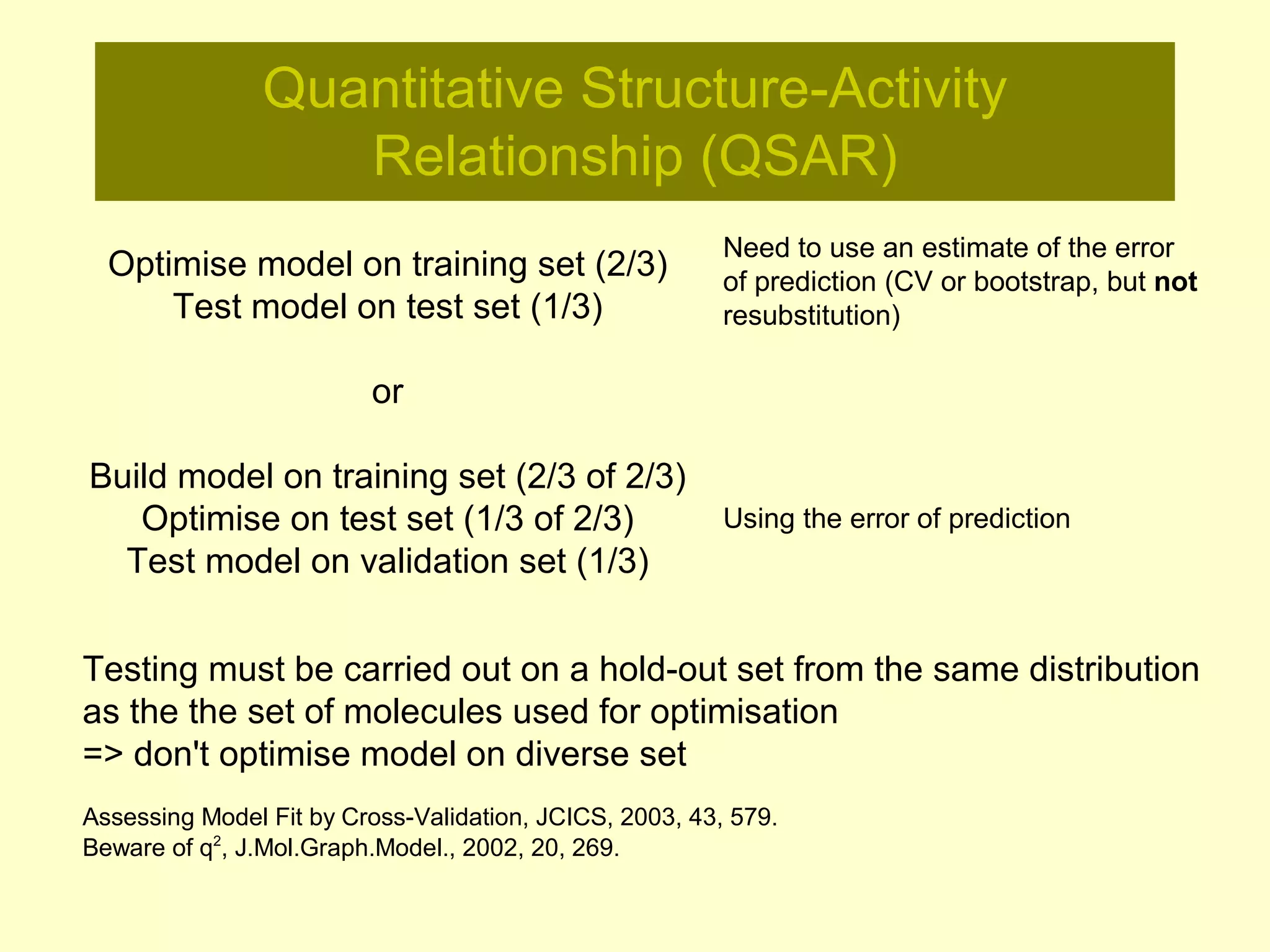 Data Analysis In Qsar Ppt