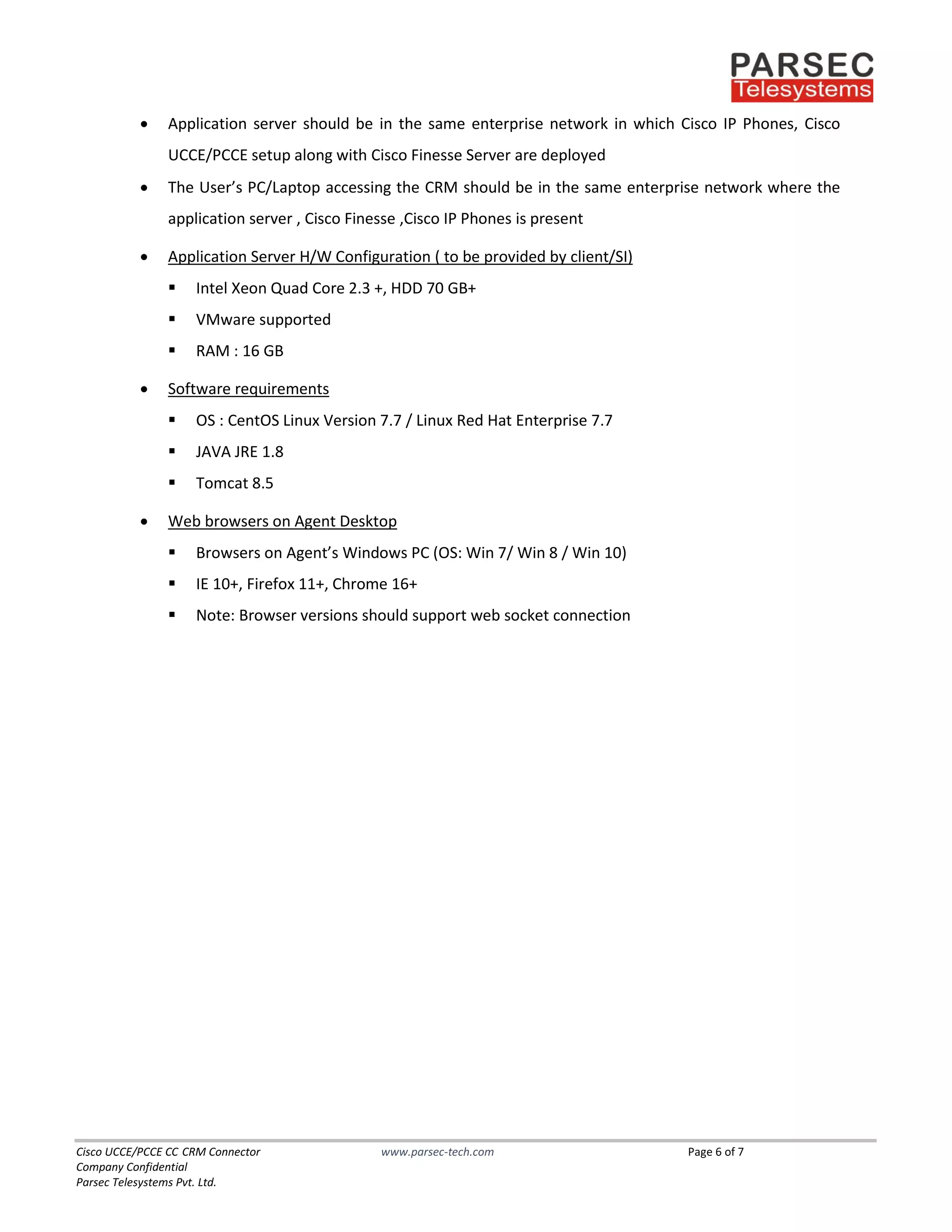 CRM Connector for Cisco UCCE UCCX | PDF