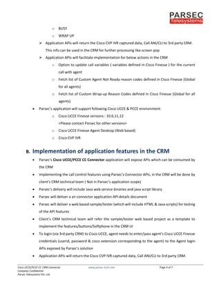 CRM Connector for Cisco UCCE UCCX | PDF