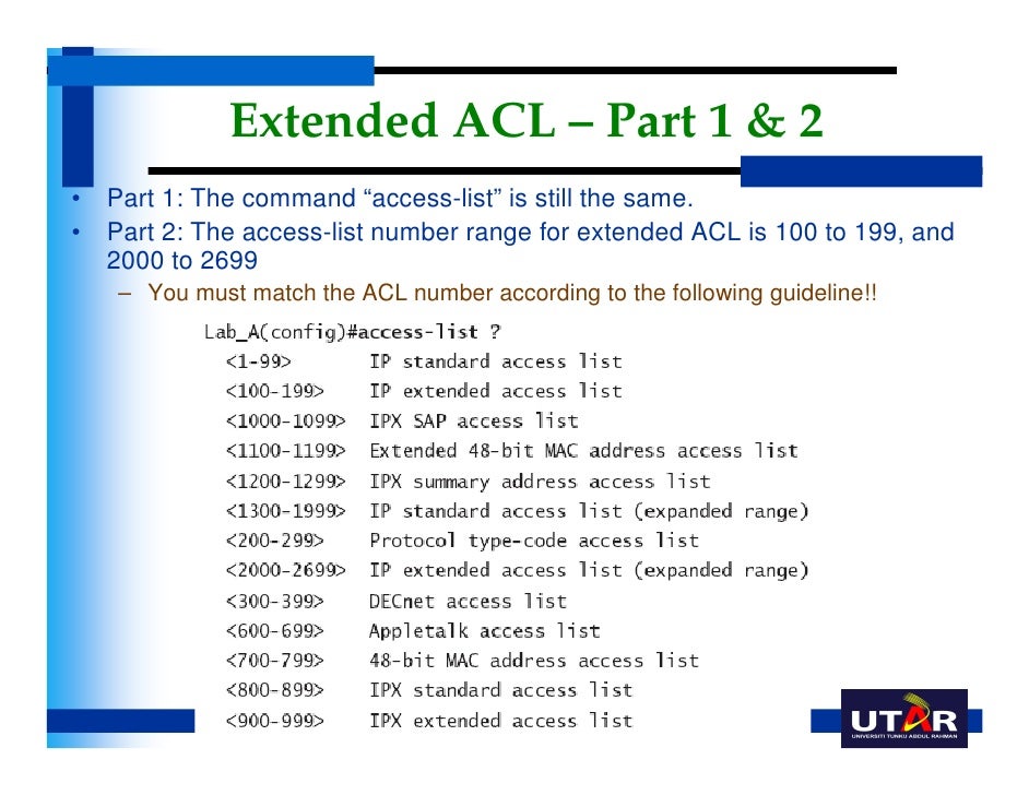 Uccn1003 -may09_-_lect09_-_access_control_list_acl_