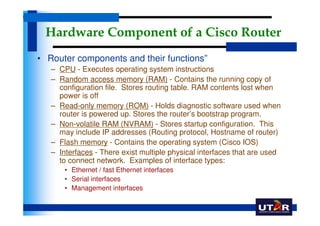 Uccn1003 -may10_-_lect03b_-_intro_to_cisco_router | PDF
