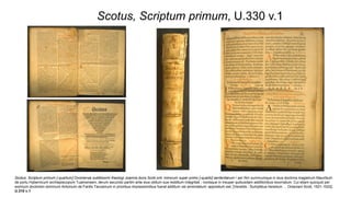 (Medieval) Fragments in Special Collections, UCC Library | PPT