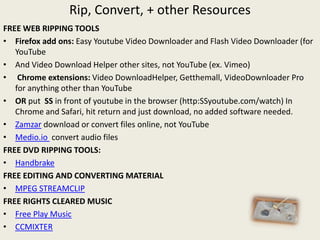UCC Video Editing Workshop | PDF | Shareware and Freeware | Computer ...
