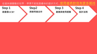使用者導向設計(Ucd) | PPT