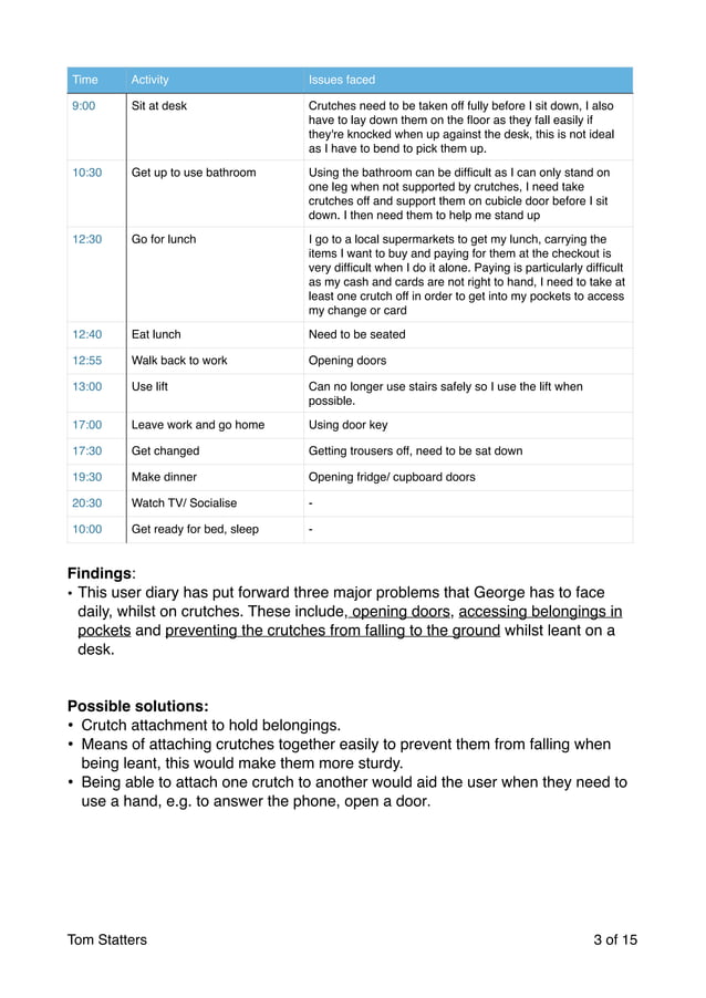 User-Centred Design Report | PDF