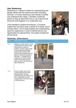 User-Centred Design Report | PDF