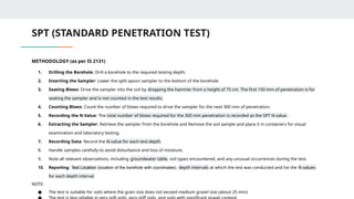 METHODOLOGIES AND IMPORTANCE OF FIELD AND LAB TESTS. | PPT