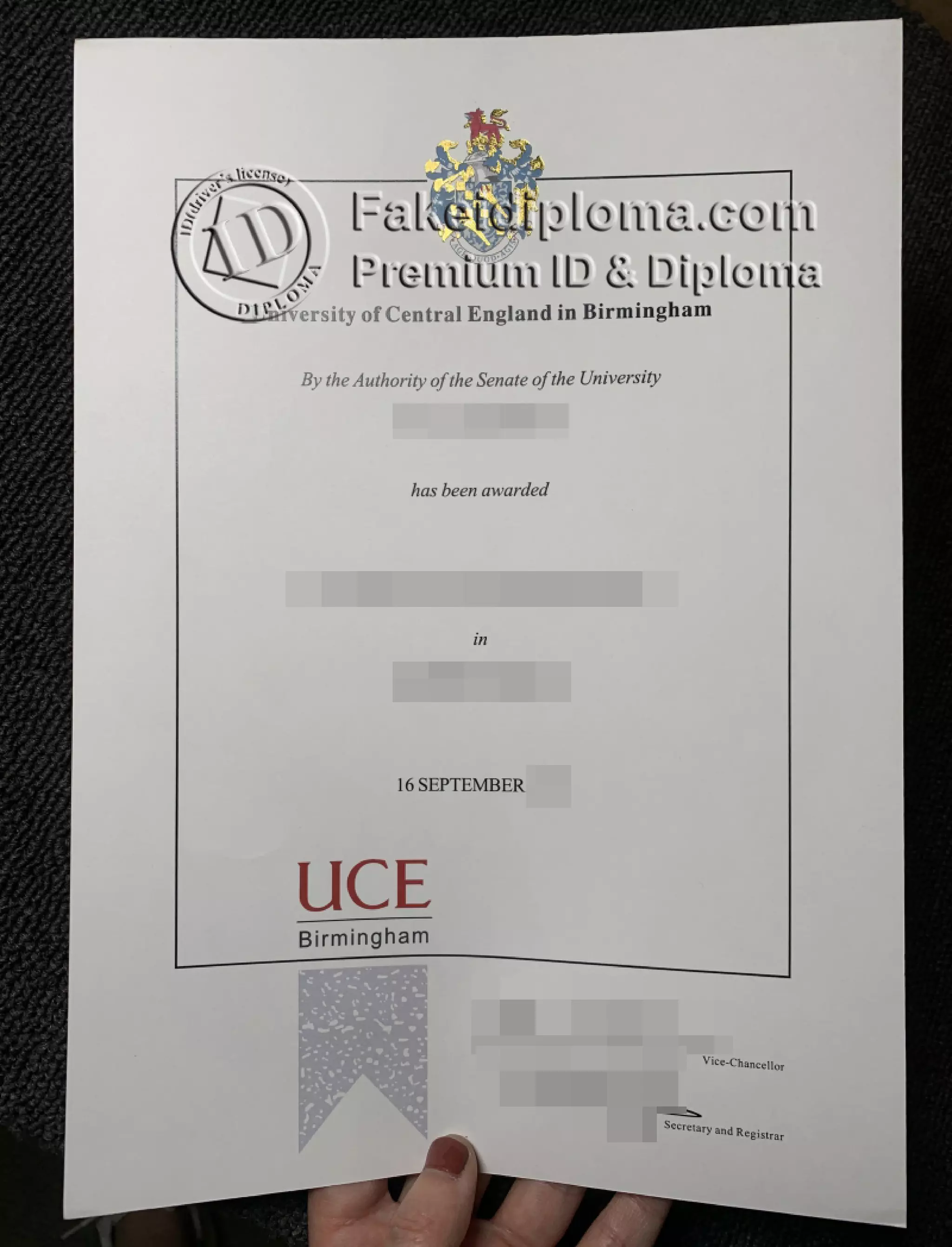 UCE Birmingham diploma | PDF