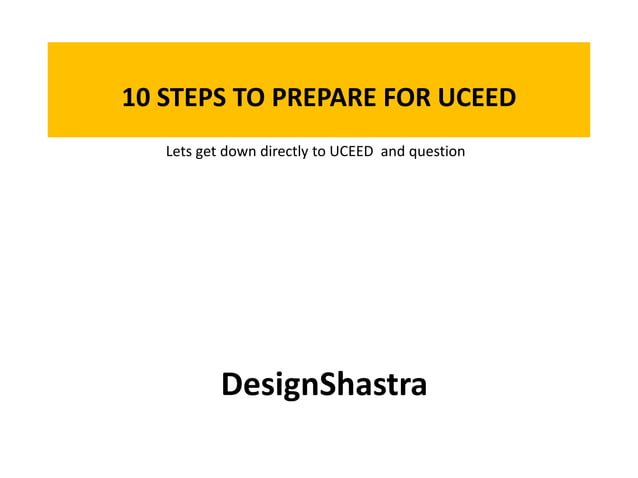 Uceed bdes iit uceed question paper pattern | PPT
