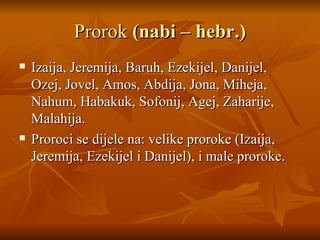 Ucenje judaizma i krscanstva 1 osnovni pojmovi judaizma i periodizacija ...