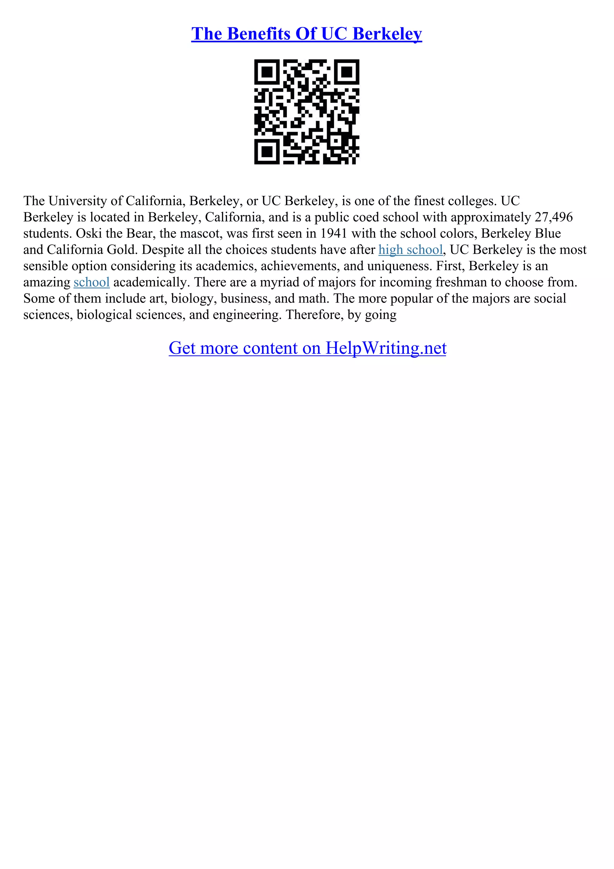 Uc Essay Examples | PDF