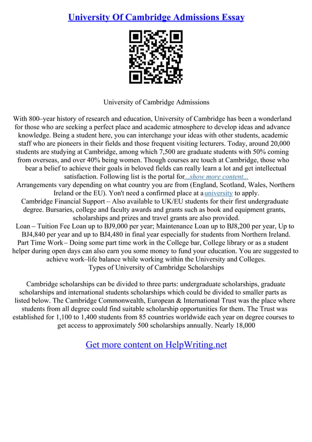 Ucf Application Essay