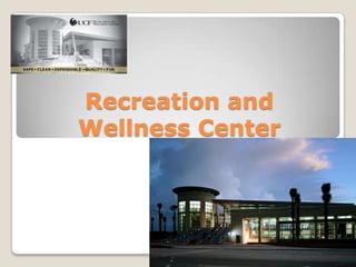 Ucf health center slide show | PPTX