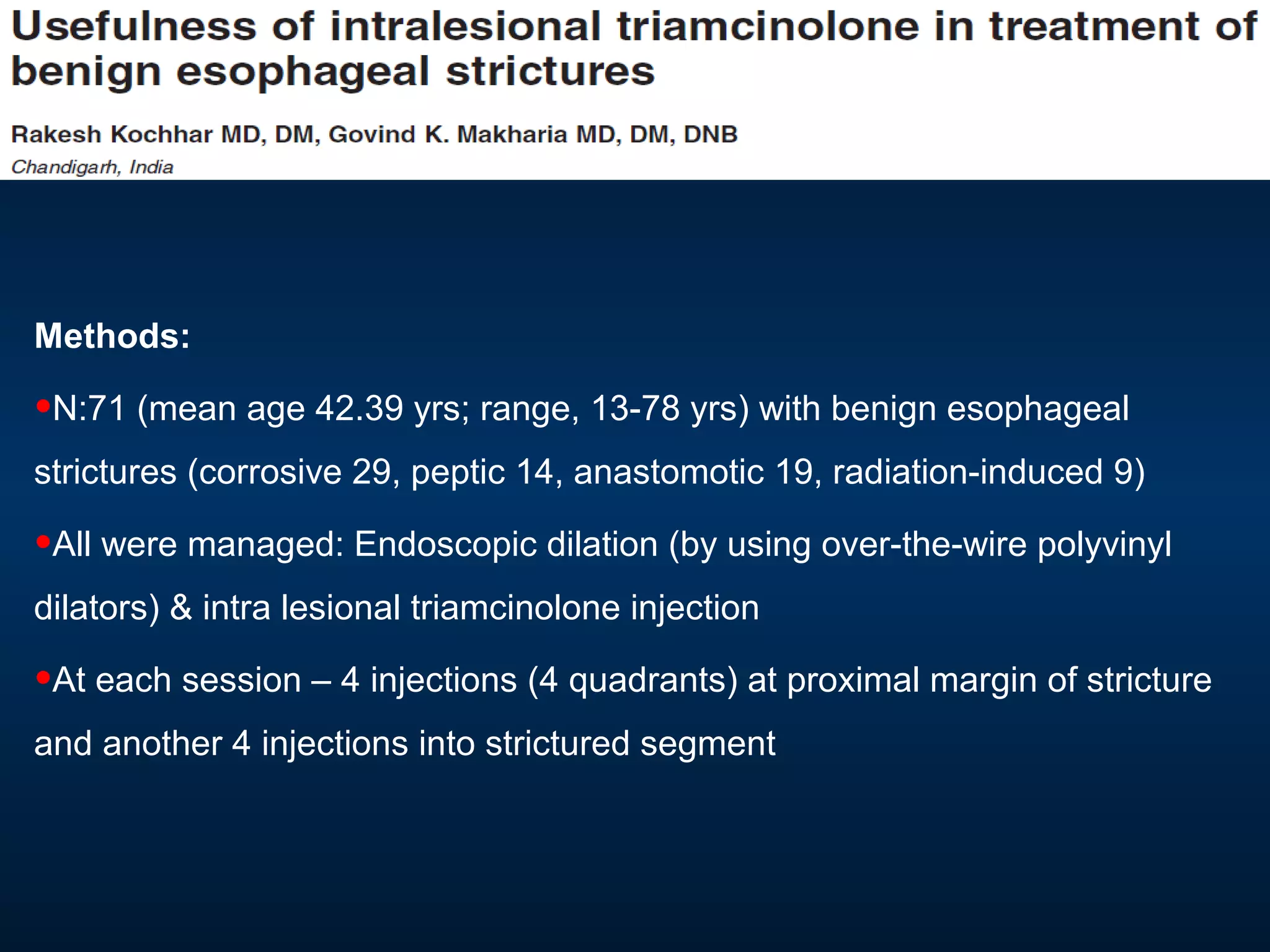Corrosive esophageal injury | PPT