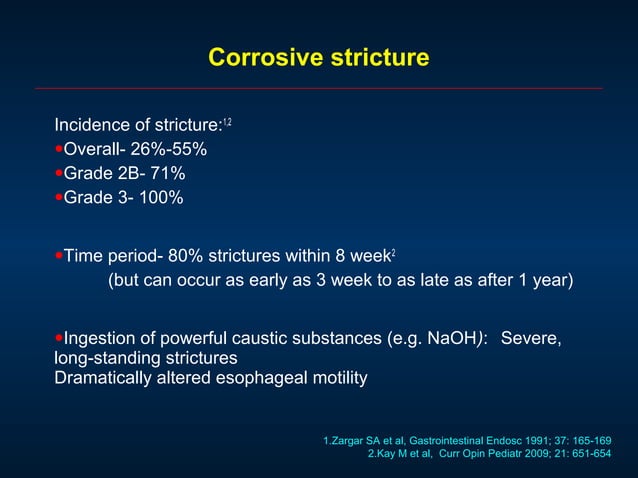 Corrosive esophageal injury | PPT