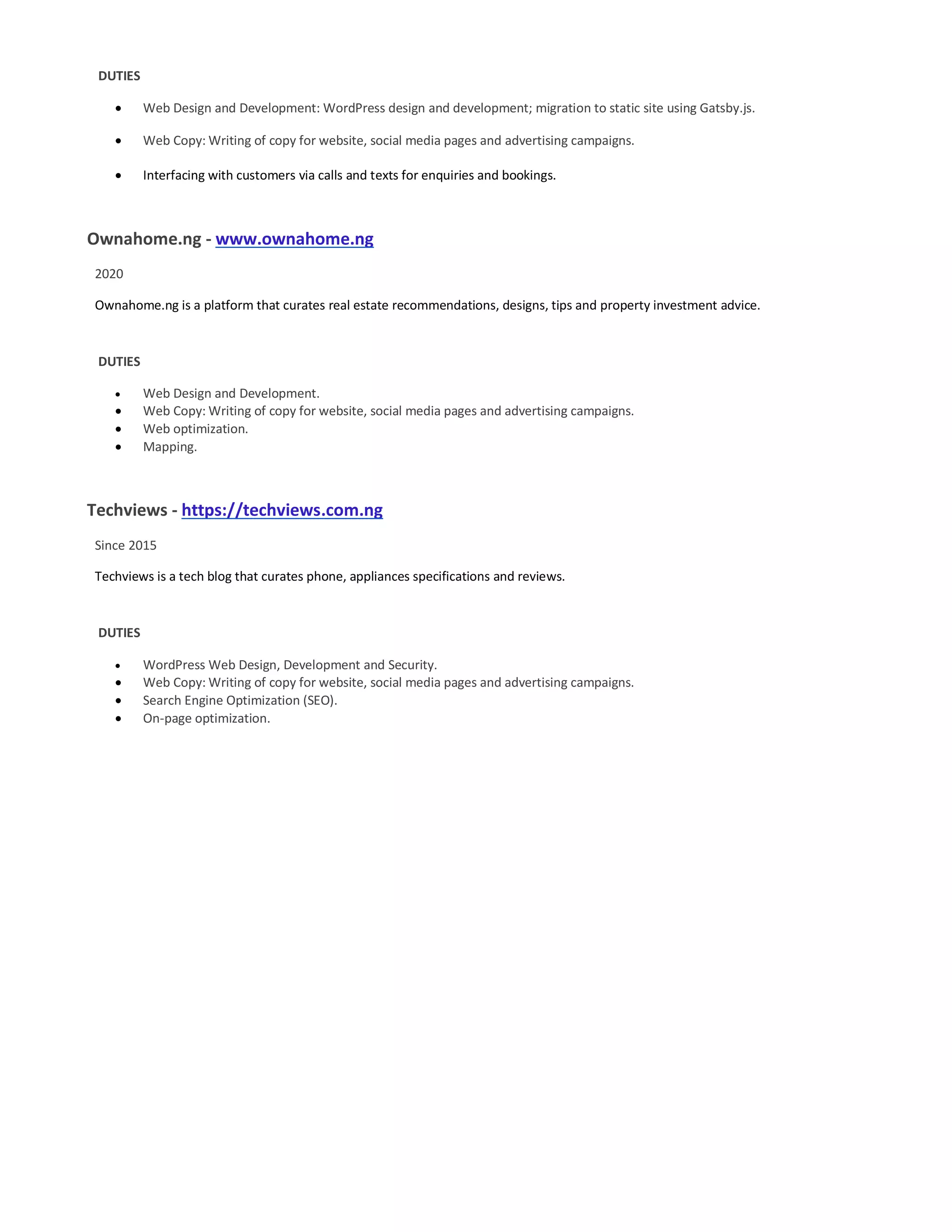 Uche Emordi's Resume | PDF